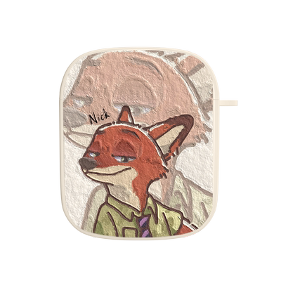 卡通可爱兔子适用苹果耳机保护套