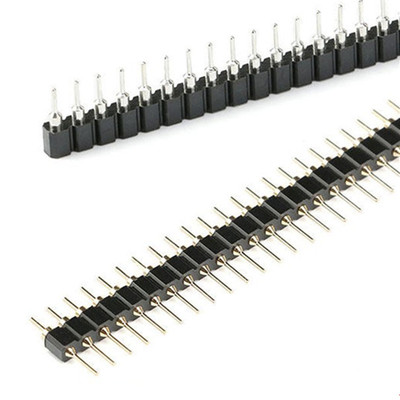 廷津1*40P圆孔单排座 圆孔座 单排排母 间距2.54MM 1X40PIN单头针