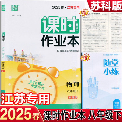 2025新版物理课时作业本江苏专用