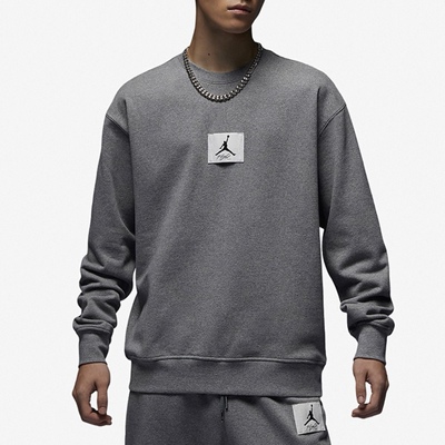 NIKE/耐克JORDAN男子运动休闲加绒保暖圆领卫衣FB6935-010-091