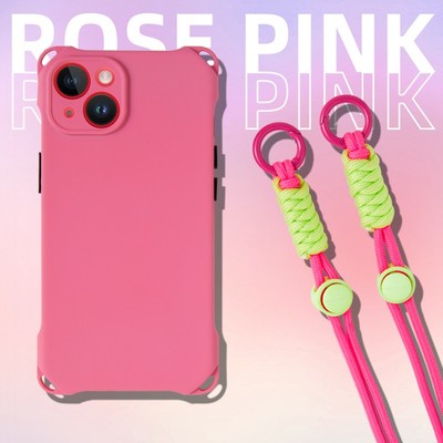 原创手机壳斜跨可背挂绳