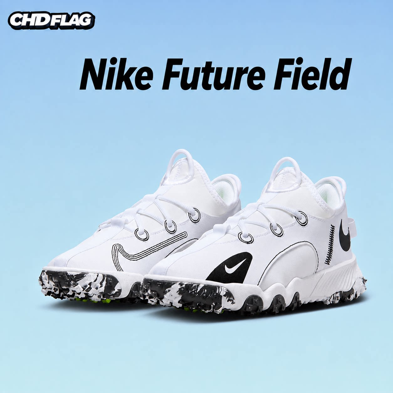 Nike Future Field儿童青年女士美式橄榄球鞋腰旗鞋飞盘训练比赛