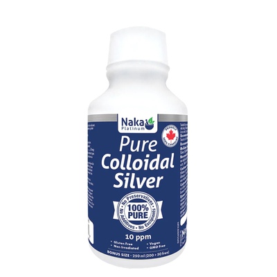 现货 加拿大 Naka Pure Colloidal Silver 天然100%纯胶体银水