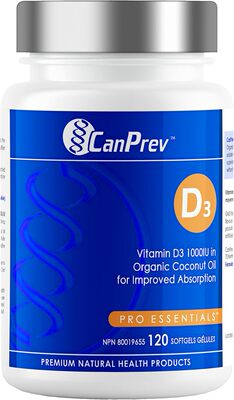 加拿大 CanPrev 维生素D3 2500 IU MCT油 高效吸收 支持整体健康