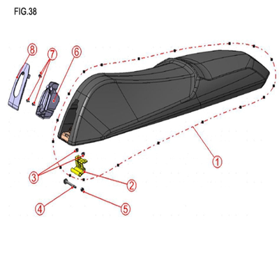 标致原厂配件姜戈EVO挂钩总成