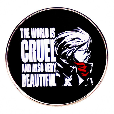 进击的巨人三笠阿克曼胸针卡通动漫Mikasa别针胸章金属合金徽章