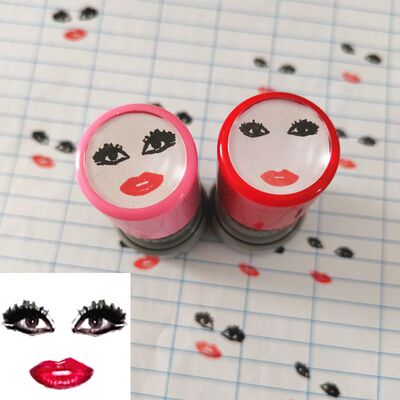 嘎图表情包ladygaga按压光敏印章趣味搞怪雷迪嘎嘎印章搞笑送朋友