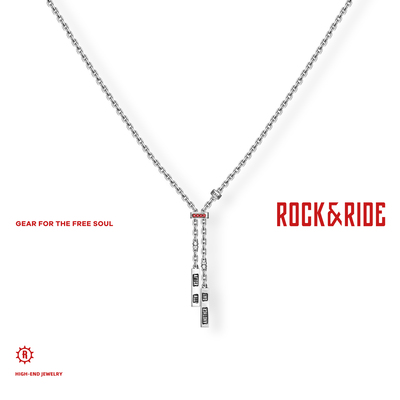 ROCKRIDE 自由Lucky自在浮光项链 长项链男女款925银礼物