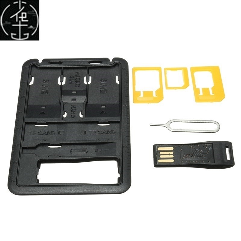 5 in 1 portable mini sim card holder storage case kits for n_虎窝淘
