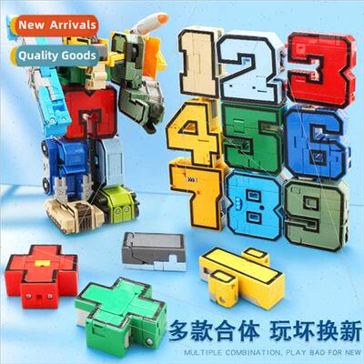 New Le New Digital Transformer Toys 2801 Car Symbol Combinat