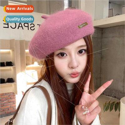 Big head circumference hat female autumn winter Korean  rabb