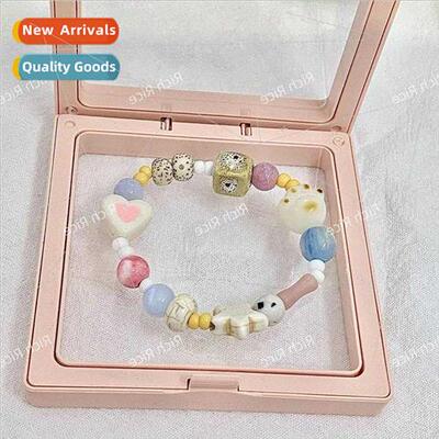 richrice cat sweetheart cute sweet girl bracelet handmade be