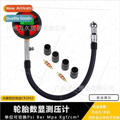 Digal Tire Pressure Gauge 360 Swivel Head Wh Hose Digal Pres