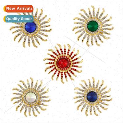 Exquise creative sunflower brooch fashion simple versatile d