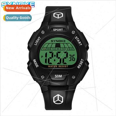 Student electronic watch waterproof alarm multifunction lumi