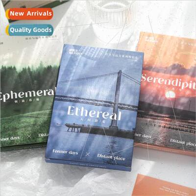 Boxed postcards Past and distant series Creative ins  gift m