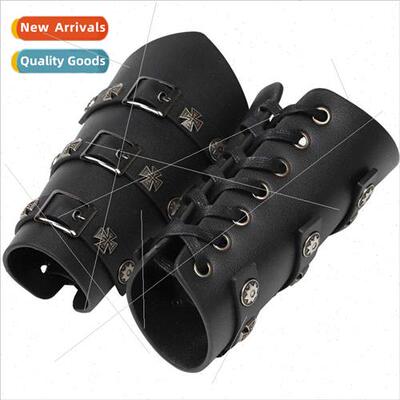 Medieval Renaissance Riveted Crusader Spike Wrist Guards Arm