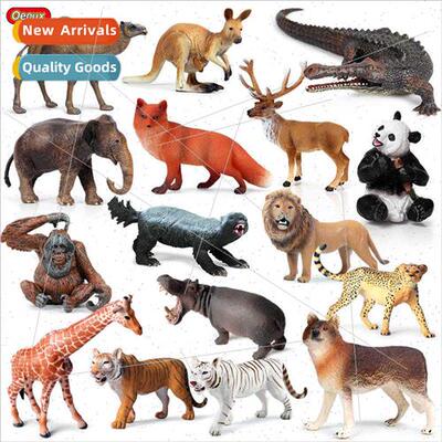 Cognive animal model wild plastic lion tiger elephant rhino