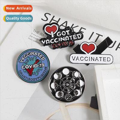 new Creative Medical Brooch Vaccination Memorial  Badge Allo