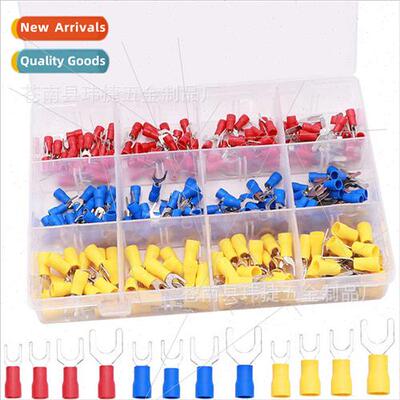 280pcs Brass U-Shape Copper Nose Fork Wiring Cold Pressed Te