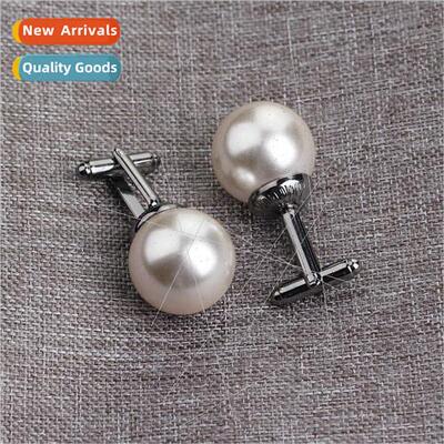 Europe Uned States fashion su wh business shirt pearl cuffli