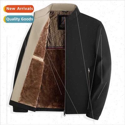 Black gold padded fall winter new men jacket thickened colla