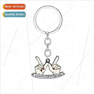 jewelry new letters whatever vevr personaly gesture keychain
