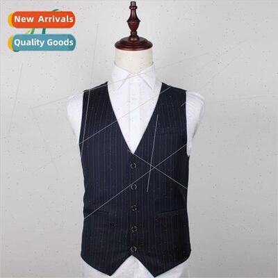 new Men Wool Vests Casual Su Men Vests