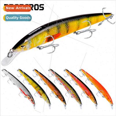 BrLUYA Minnow Ba Plastic Hard Ba 15cm-18g Freshwater Bass Pa