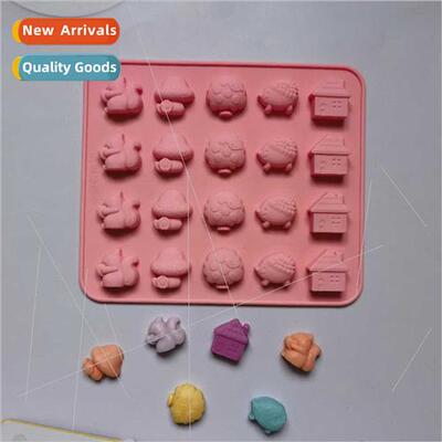 licone 20 Squirrel House Chocolate DIY cake Ice cube cookie
