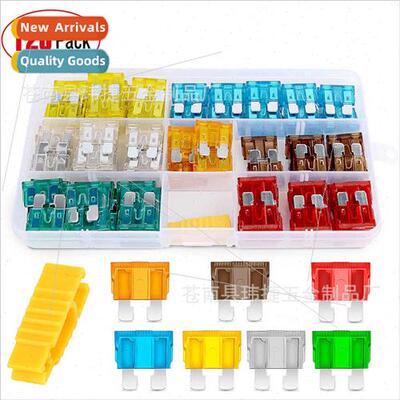 120pcs Boxed Fuses Car Medium Plug-in Fuse Automotive 5A 10A
