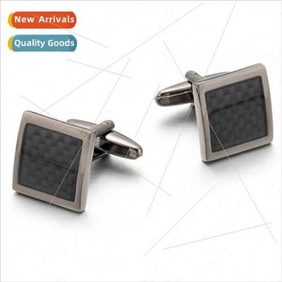French Shirt Cufflinks Carbon Fiber Cufflinks Dress Dress Cu