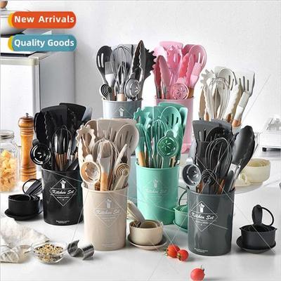 licone Kchen Utensils 34pcs Non-Stick Spatula Measuring Cup