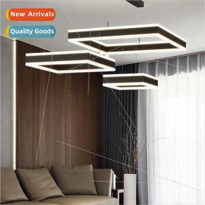 High brightness simple modern living room chandelier creativ