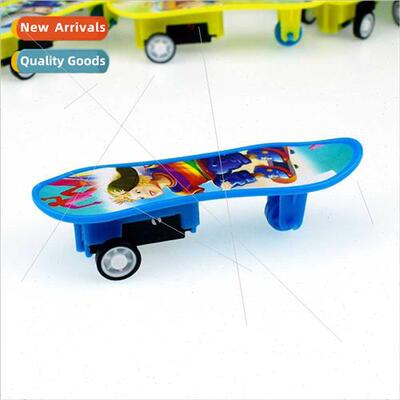 8.5CM mini cartoon skateboard boomerang toy children gifts