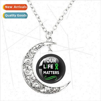 New Mental Health Therapist Round Photo Glass Dome Pendant M