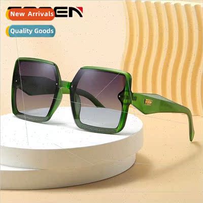 Polarized sunglasses men women large frame glasses driving U