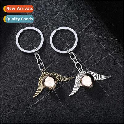 Europe Harry Potter Deathly Hallows Gold Flying Thief Keycha