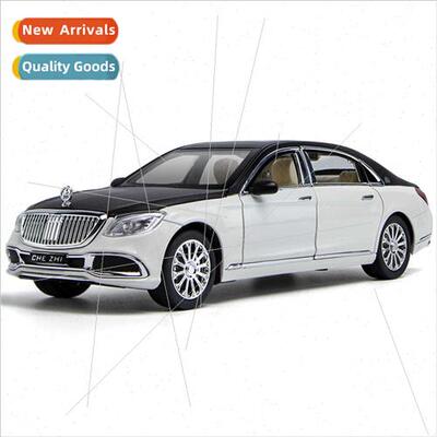 1:24 Ben Maybach S600 simulation Hatch Gold car model sound