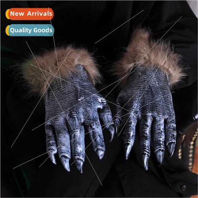Halloween werewolf gloves ghost festival horror wolf paw cov