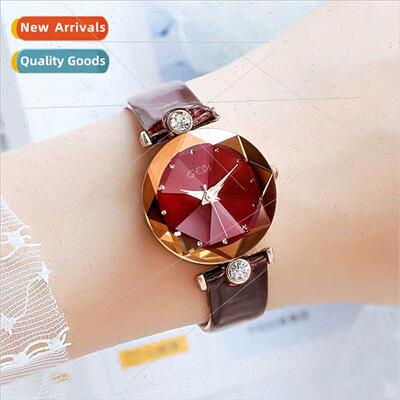 New watches ladies diamonds waterproof belt women watches mi
