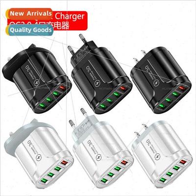 QC3.0 4USB Illuminated Fast Charger U.S.-Spec -Spec Brish-Sp