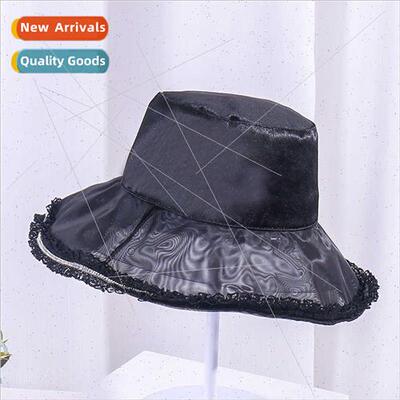 new Europe Brish lace lace fisherman hat sunscreen sunshade
