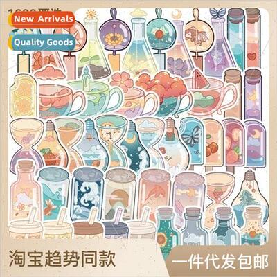50 Cute Bottle Drinking Cup Ins Mug Stickers ggage Cell Phon