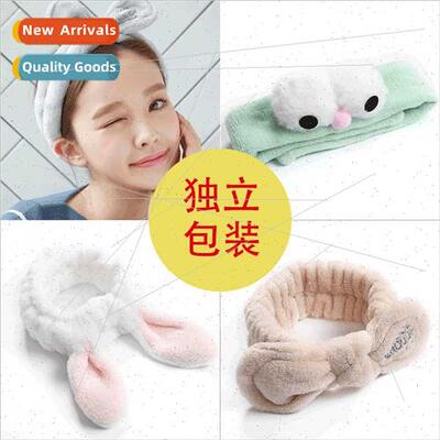 Korea hair bands wash face mask wash makeup simple cute fema