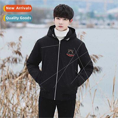 Winter down jacket men new short men jacket Slim nd hooded s