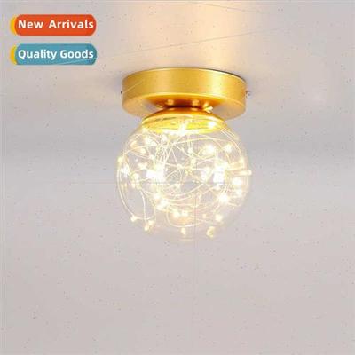 Scandinavian entryway aisle ceiling lamp bedside light luxur