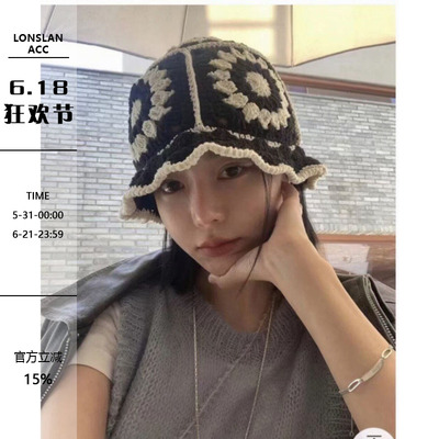lonslanacc韩国同款编制毛线帽