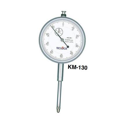 日本得乐TECLOCK高精度百分表KM-130/精准测量指示表/指针式量表