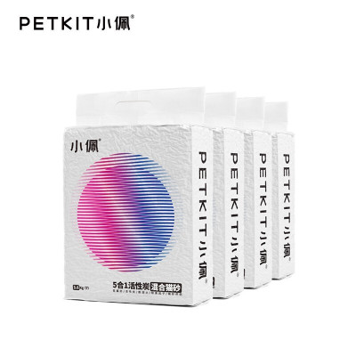 petkit小佩貓砂五合一混合砂7L豆腐貓砂活性炭大貓沙貓咪用品